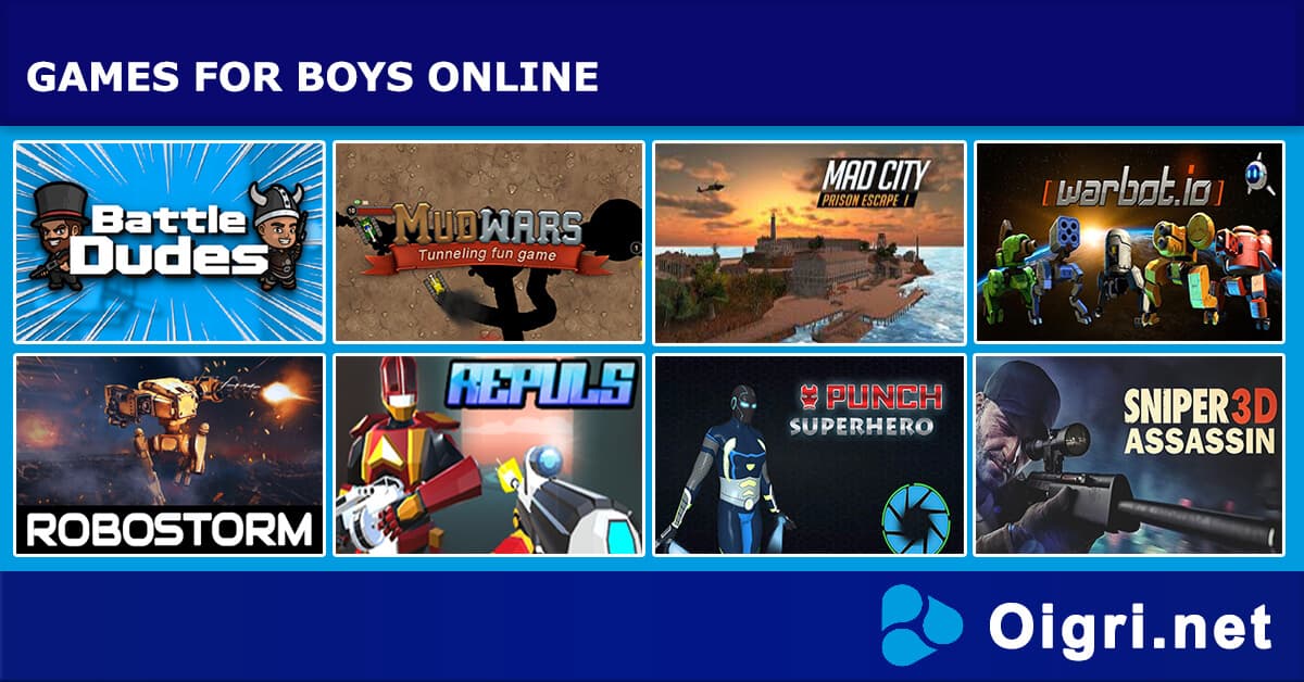 Play Online Games for Boys.