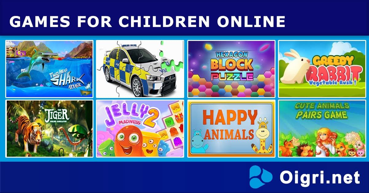 Online Games for Children of Different Age Groups